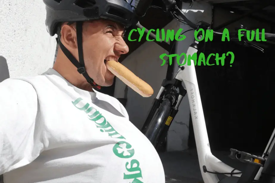 Is it OK To Cycle On A Full Stomach? - Bike Commuter Hero